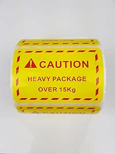500 Heavy Packages Stickers Labels on Roll - Self Adhesive Amazon ...