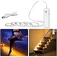 WOBANE Rechargeable Motion Sensor Light,2m Battery Powered LED Strip ...
