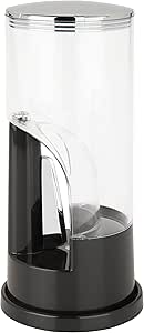 Zevro Plastic Ground Coffee Dispenser, Black/ Transparent : Amazon.co.uk