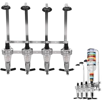 Rotary 4 Bottle Stand - bar@drinkstuff | Rotating Drinks Dispenser ...