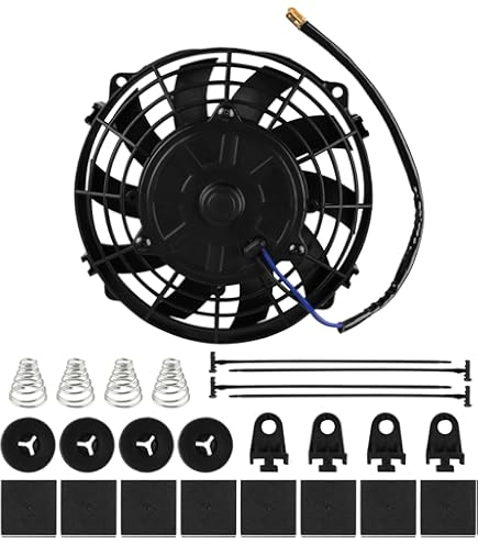 Dirt Bike Cooling System 6 Inch Radiator Cooling Fan For 150cc-200cc ...