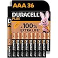 Duracell Plus AAA Micro Alkaline-Batterien, 1.5V LR03 MN2400, 36er-Pack: Amazon.de: Elektronik ...