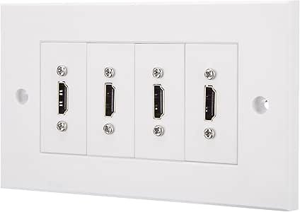 HDMI Modular Faceplate/Wall Outlet: Amazon.co.uk: Electronics
