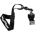 Referee Whistle Fox 40 Classic CMG Cushioned Mouth Grip on a RefStuff Elasticated Wrist Lanyard ...
