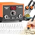 Wood Burning Kit, Preciva 935 Digital Display Pyrography Burner Tool ...