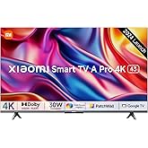 Xiaomi 108 cm (43 inches) X Pro 4K Dolby Vision IQ Series Smart Google ...