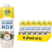 Tropical Sun Coconut Milk 100% Natural (Pack of 6) : Amazon.co.uk: Grocery