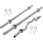 Buy SX Fitness Weight Lifting Rod, Gym Bar, Chrome Plated Steel Gym Rod ...