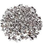 Vesaneae 100 Pezzi Rivetti Quadrati, 10 MM Rivetti in Metallo, Rivetti ...