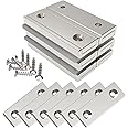 Magnetpro 6 Pieces Rectangular Magnets 20 KG Force 40 x 13.5 x 5 mm ...