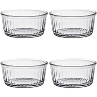 Duralex Set of 4 Clear Ramekins, 8.5cm : Amazon.co.uk: Home & Kitchen