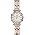 Buy Fossil Analog White Dial Multicolor Band Women's Stainless Steel ...