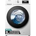 Hisense WDQA8014EVJM 60cm Freestanding 8 KG Front Load Washer Dryer ...