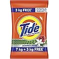 Buy Tide Plus Double Power Detergent Washing Powder Jasmine & Rose 7kg + 3kg FREE Online at Low ...