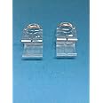 uk-blindparts CLEAR PLEATED BLIND FINGER TAB CLIP ON HANDLES 1 X PAIR ...