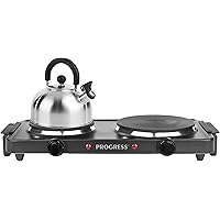 Duronic Hot Plate HP2BK | Table-Top Cooking | 2500W | Black Steel ...