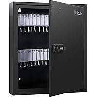 Uniclife 60-Key Slotted Key Cabinet with Combination Lock Wall Mounted ...