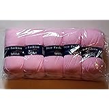 5 x 100g Woolcraft Dk Double Knitting Wool, Yarn (5 x 100g White 7f76 ...