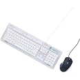 Arctic Fox Crystal Wired Keyboard and Mouse Set with 104 Keys and a USB ...
