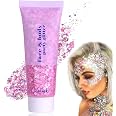 Body Glitter Gel, 50ml Face Glitters Body Gel Sequins Shimmer Liquid ...