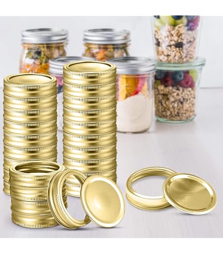 Kilner Jar Lids Screw Top Replacement Uxcell Canning Jar Rings ...