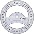 Maped 242360 Protractor – Protractors (Plastic, Transparent) : Amazon ...