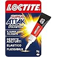 Loctite Super Attak Power Flex, Colla liquida trasparente e istantanea per materiali flessibili ...