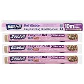 Bacofoil Refillable EasyCut Cling Film Dispenser, 10m : Amazon.co.uk ...