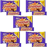 Cadbury Crunchie Chocolate Bars 4 Bars (Pack of 5) 104.4g : Amazon.co ...