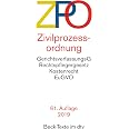 Zivilprozessordnung ZPO : Various authors: Amazon.de: Bücher