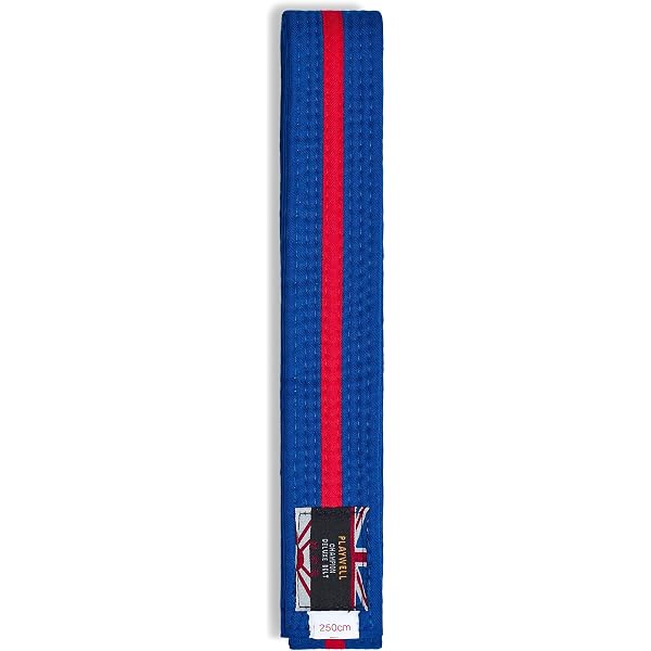 Coloured Belt Karate Belt Playwell Striped Coloured Grading Belts 220CM ...