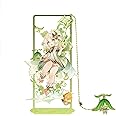 SRDEHDYE Nahida Bookmark with Chain Original Genshin Impact Metal ...