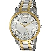 Titan Regalia Baron Silver Dial Analog with Day and Date Stainless ...