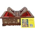 Santarms Wooden Geeta Stand Hanuman chalisa Stand - Geeta Stand ...