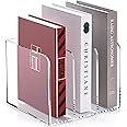 SANRUI Clear Acrylic Magazine File Holder Desk Organizer for Office ...