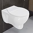 Plantex Commode for Toilet/Ceramic Western Commode/Wall Hung Commode ...