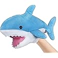 ICE KING BEAR Blue Shark Hand Puppet Soft Toy 13 Inches : Amazon.co.uk ...