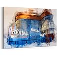 Ibrox Stadium at Night | Photo Canvas Print | Glasgow Rangers (Medium ...