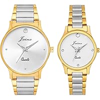 jainx Silver Steel Chain Analog Wrist Watch for Couple - JC452 : Amazon ...