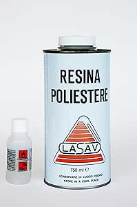 Liquid polyester resin 750 ml + catalyst : Amazon.co.uk: DIY & Tools