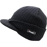 Scruffs T50986 Peaked Knitted Hat, Black: Amazon.co.uk: DIY & Tools