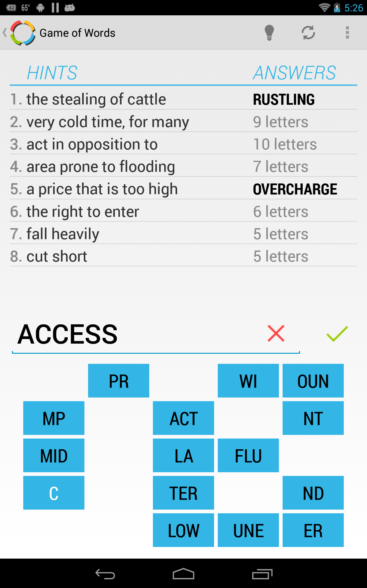 Game of Words : Amazon.co.uk: Apps & Games