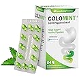 Peppermint Oil Capsules by Colomint - 84 Capsules (0.2ml Each) Enteric ...