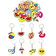 JZK 32x Swimming pool party keyrings keychains party favours giveaways ...