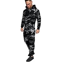 Amaci&Sons Herren Overall Jumpsuit Jogging Cargo-Style Onesie ...
