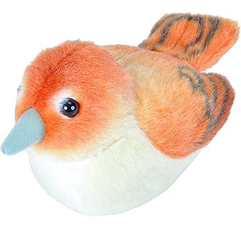 Wild Republic 19503 13 - 16 cm Nightingale with Real Bird Calls Plush ...