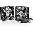 ELUTENG USB Fan 80mm 2 In 1 Computer Fan 5V Mini Desk Fan 2700RPM 32CFM ...