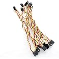 ZYAMY 10PCS 4P Dupont Line 4P Pins 2.54mm Pitch Female to Female Dupont ...