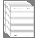 Eclet A4 Size one Side Ruled White Sheet (Pack of 50 Sheets) for ...