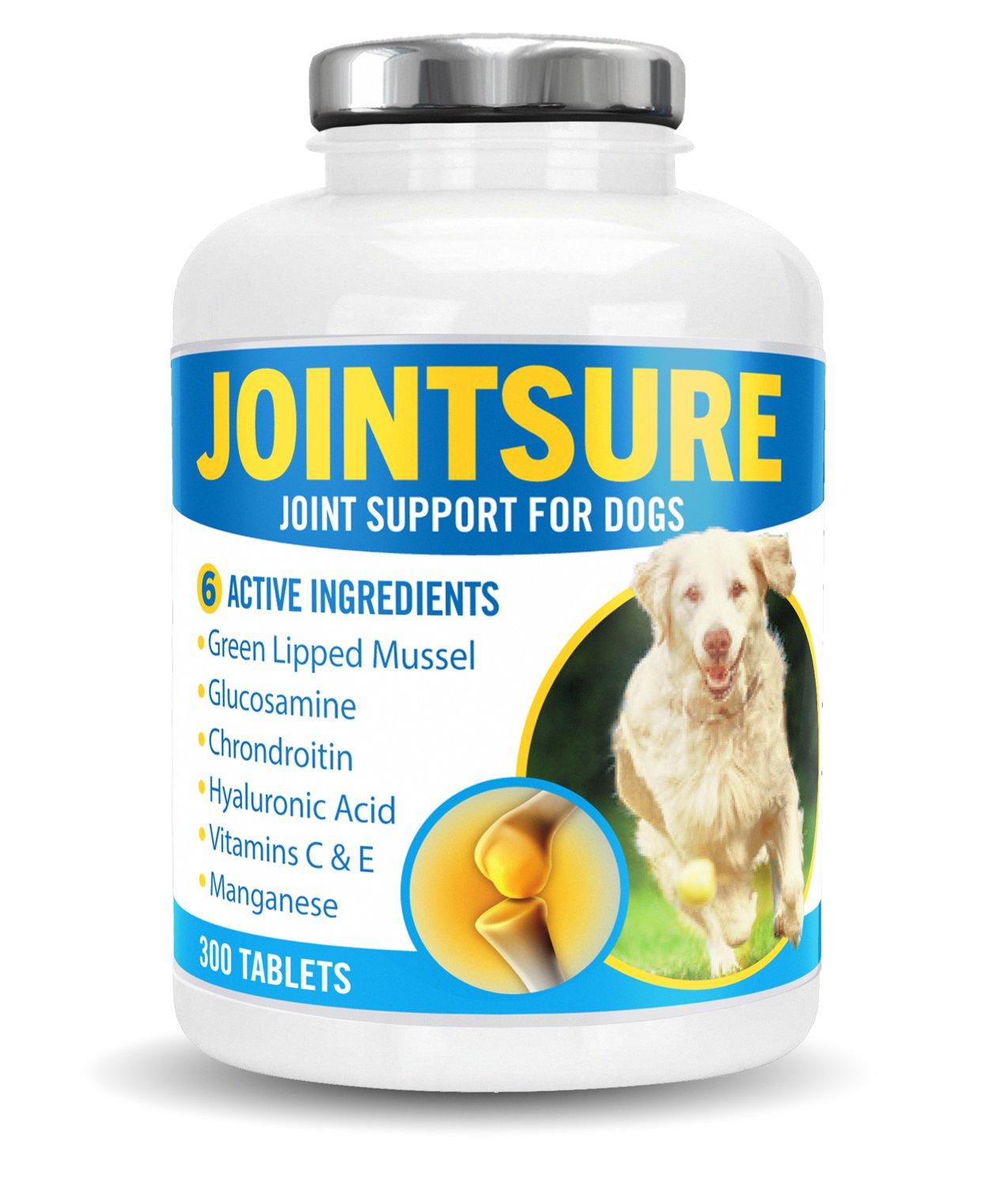 JOINTSURE SENIOR Hip & Joint Supplements for Dogs - Pack of 60 Tablets ...